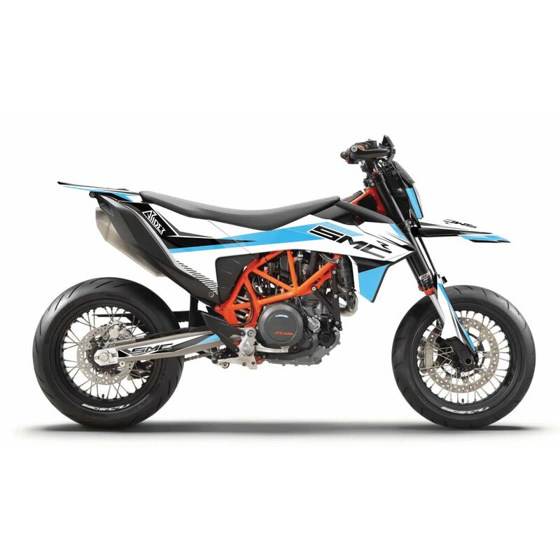Dekor KTM 690 SMC-R- Clean Edition (2019 - 2024) Orange - Husqvarna ...